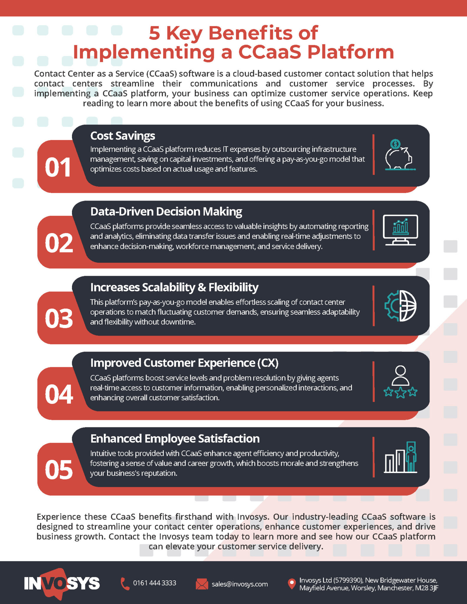 5 Key Benefits of Implementing a CCaaS Platform - Invosys
